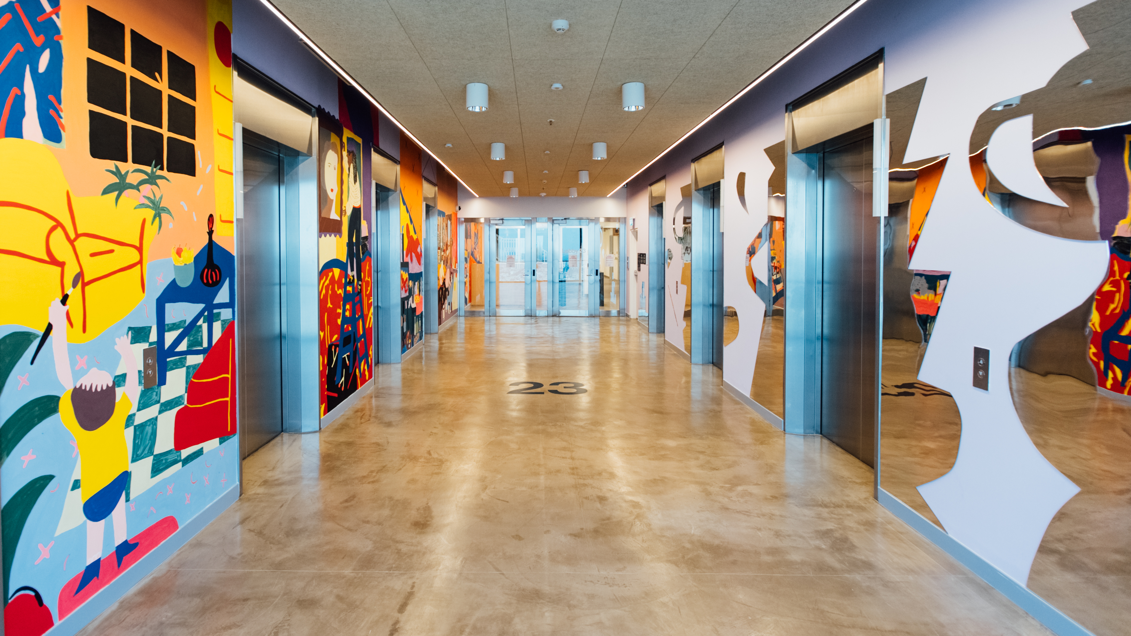 Santiago Paredes — META OFFICES — mural / installation